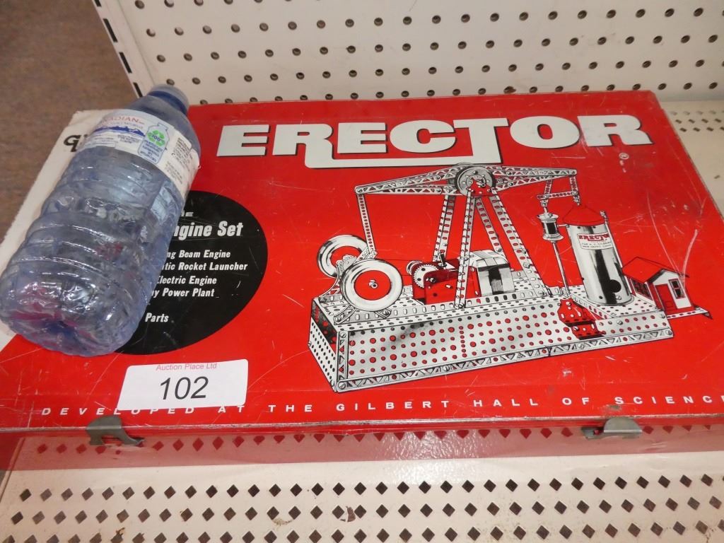 erector steam engine set