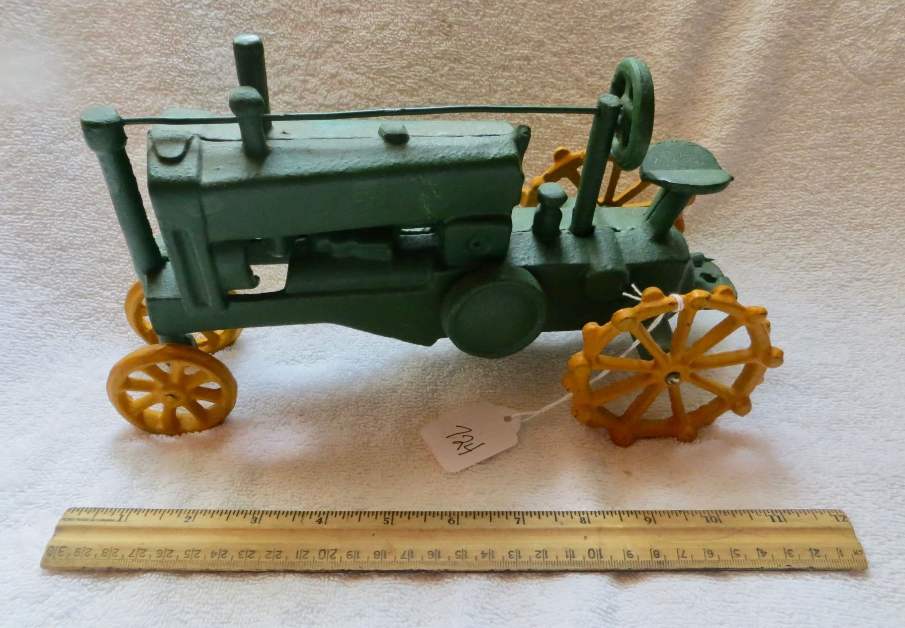John Deere Cast Iron Tractor 11"