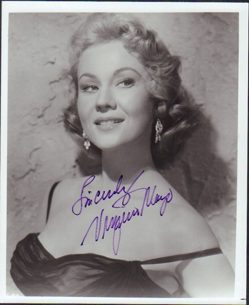 Virginia Mayo Signed 8x10 Original Photo Vintage