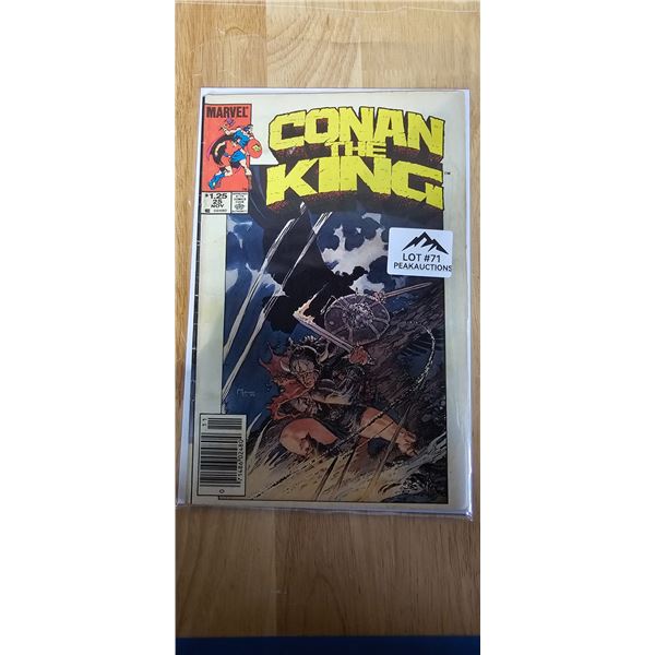 Lot of 1 Conan The King Comic Book - Issue 25