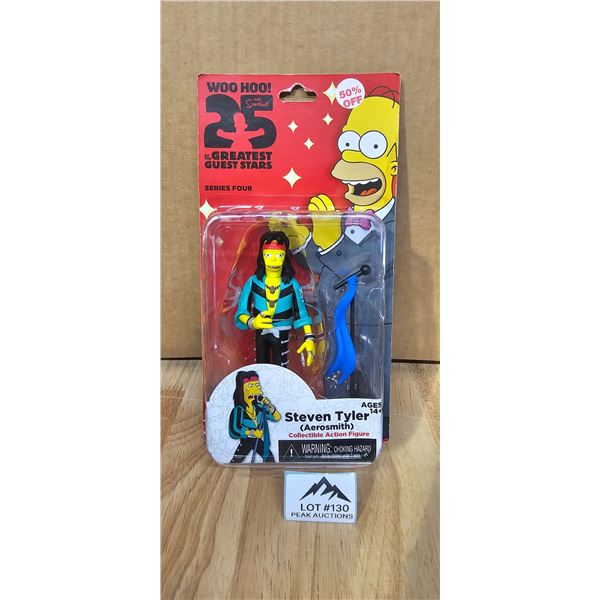 Lot of 1 The Simpsons Action Figure - Steven Tyler Aerosmith - New