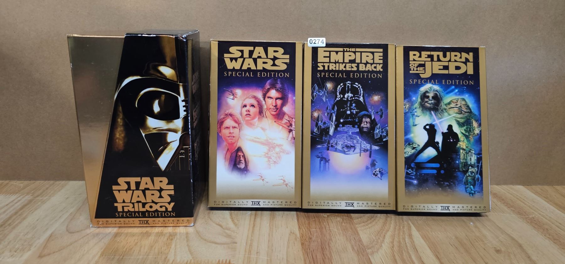 Lot of 1 - Star Wars Trilogy VHS Set - Special Edition