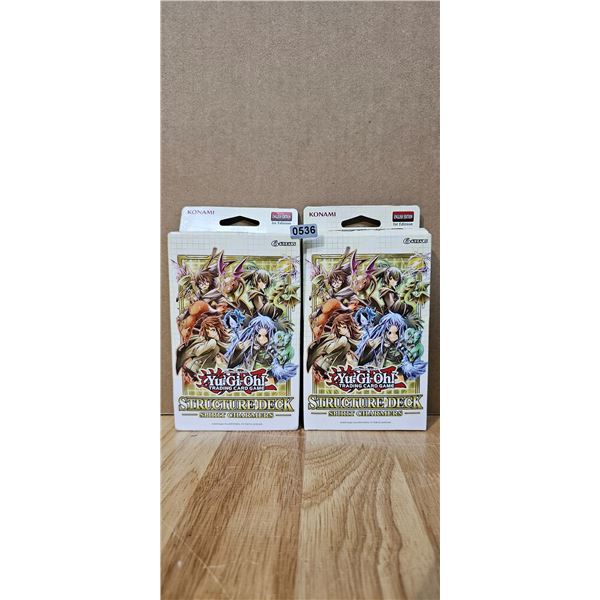 Lot of 2 Yu-Gi-Oh Structure Decks - Spirit Charmers