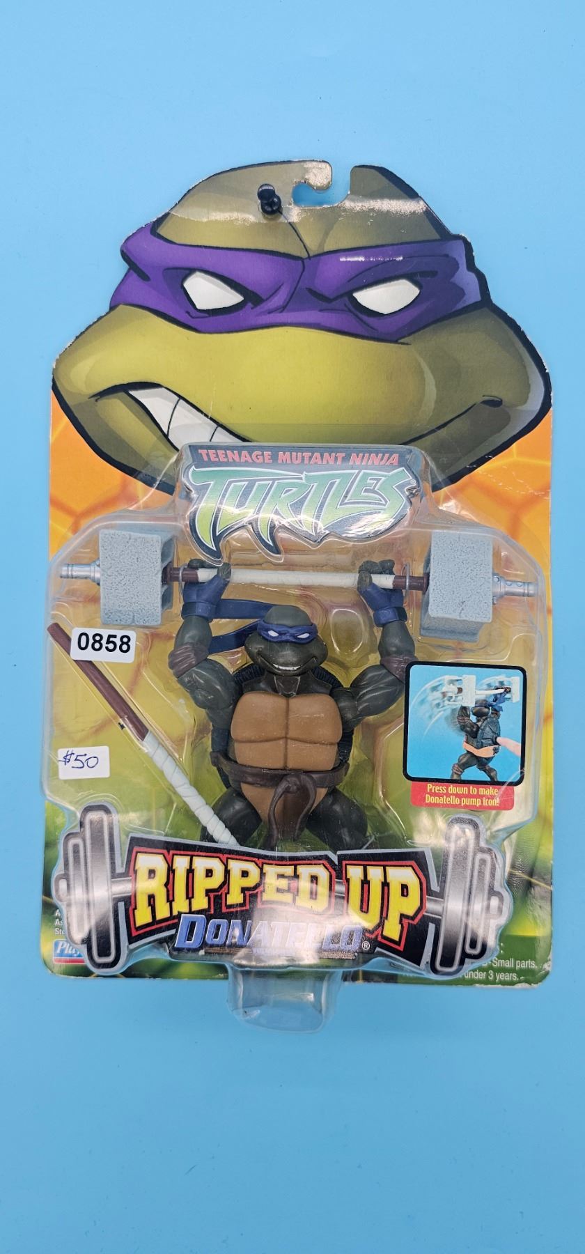 Lot of 1 Teenage Mutant Ninja Turtles Action Figure - Ripped Up Donatello