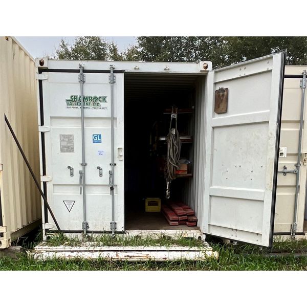 Sea Can 20ft Shelving included - (Items not included)