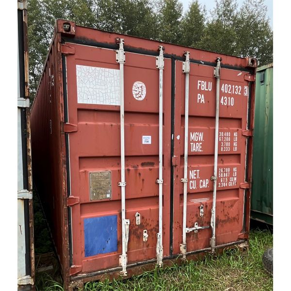 Sea Can 40FT, no shelving - (items not included)