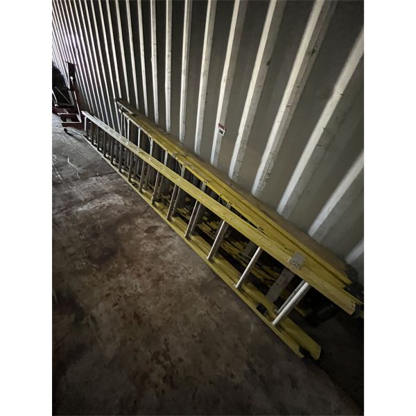 3 Large utility Ladders