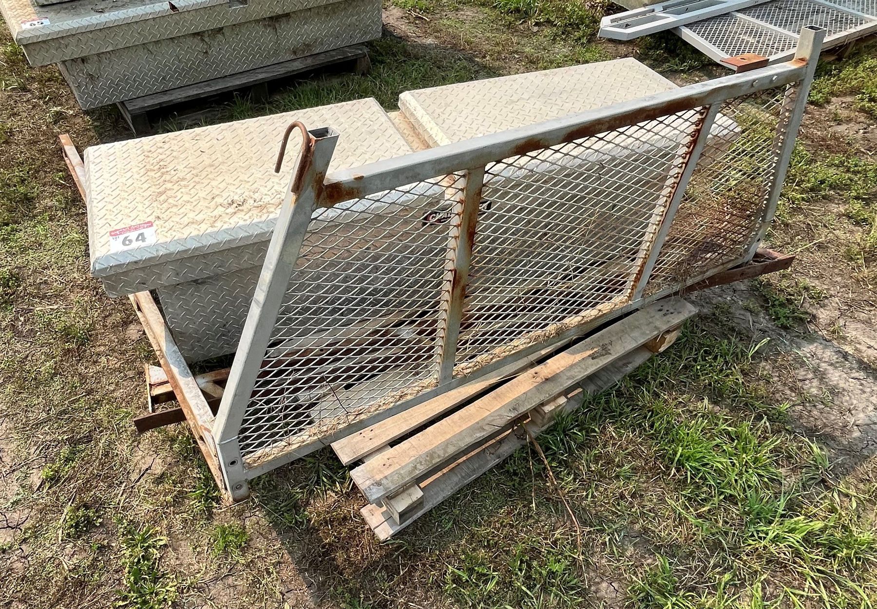 Headache Rack. Challenger Deflecta-Sheild Aluminum truck box ( 18x61.5x16)