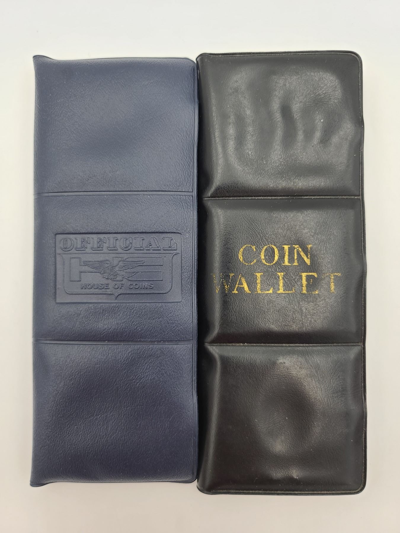 2 Coin Wallet Binders With Assorted United States & Foreign Coins