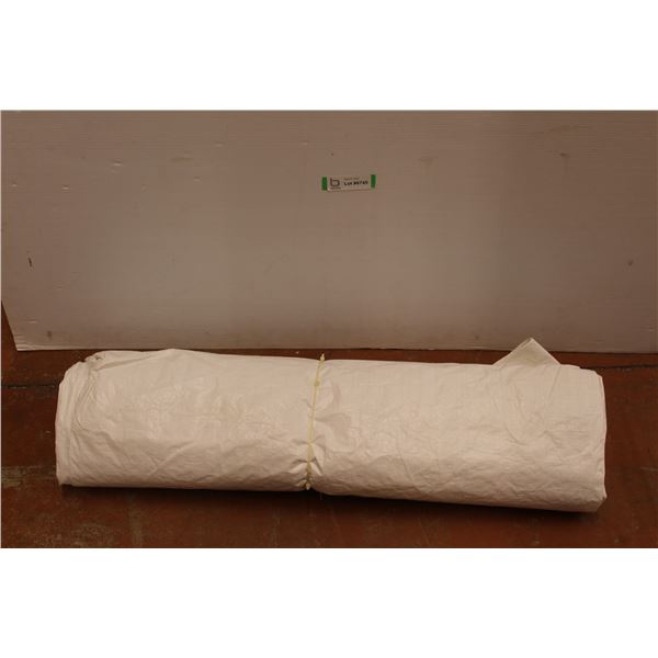 White 20 X 40 Tarp Good Condition Bodnarus Auctioneering white-20-x-40-tarp-good-condition-bodnarus-auctioneering