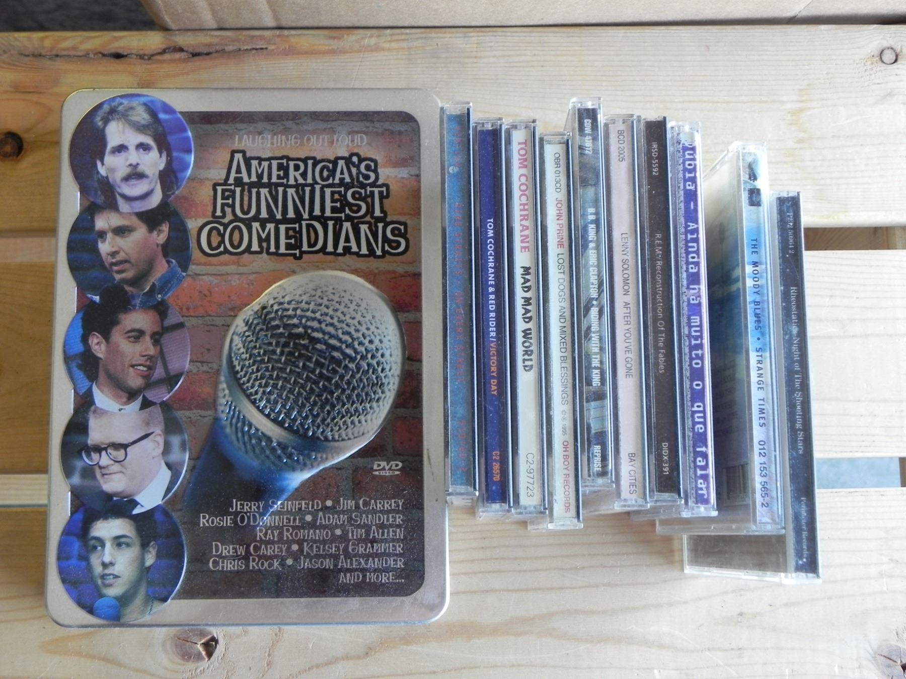 LOT OF 10 CDS + BOXED DVD SET AMERICAS FUNNIEST COMEDIANS