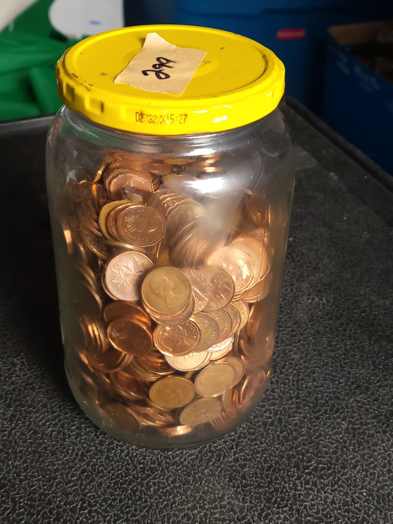 ESTATE JAR OF PENNIES