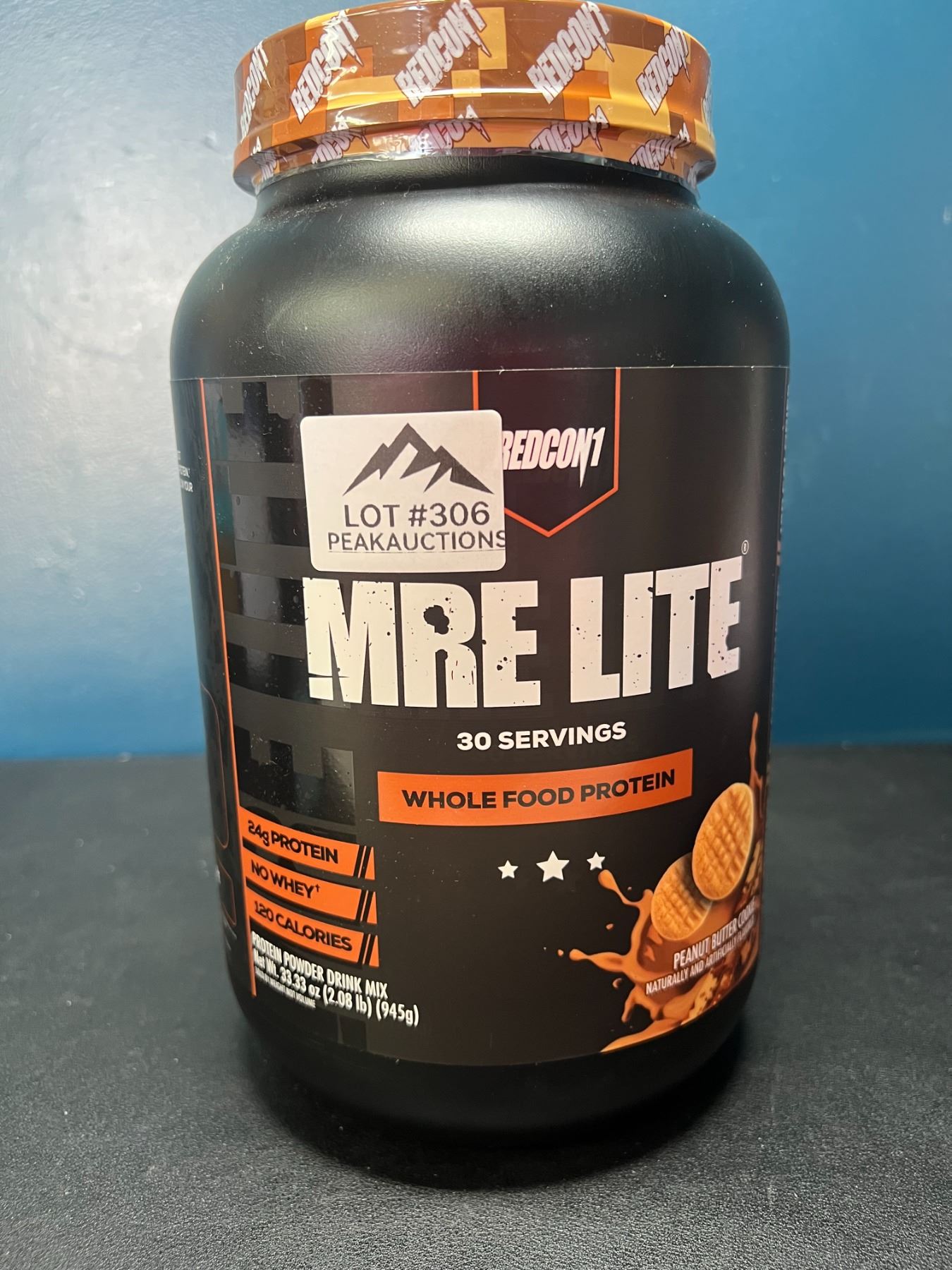 Lot of 1 Tub of MRE Lite Whole Food Protein Powder - 2.08lbs - Peanut ...