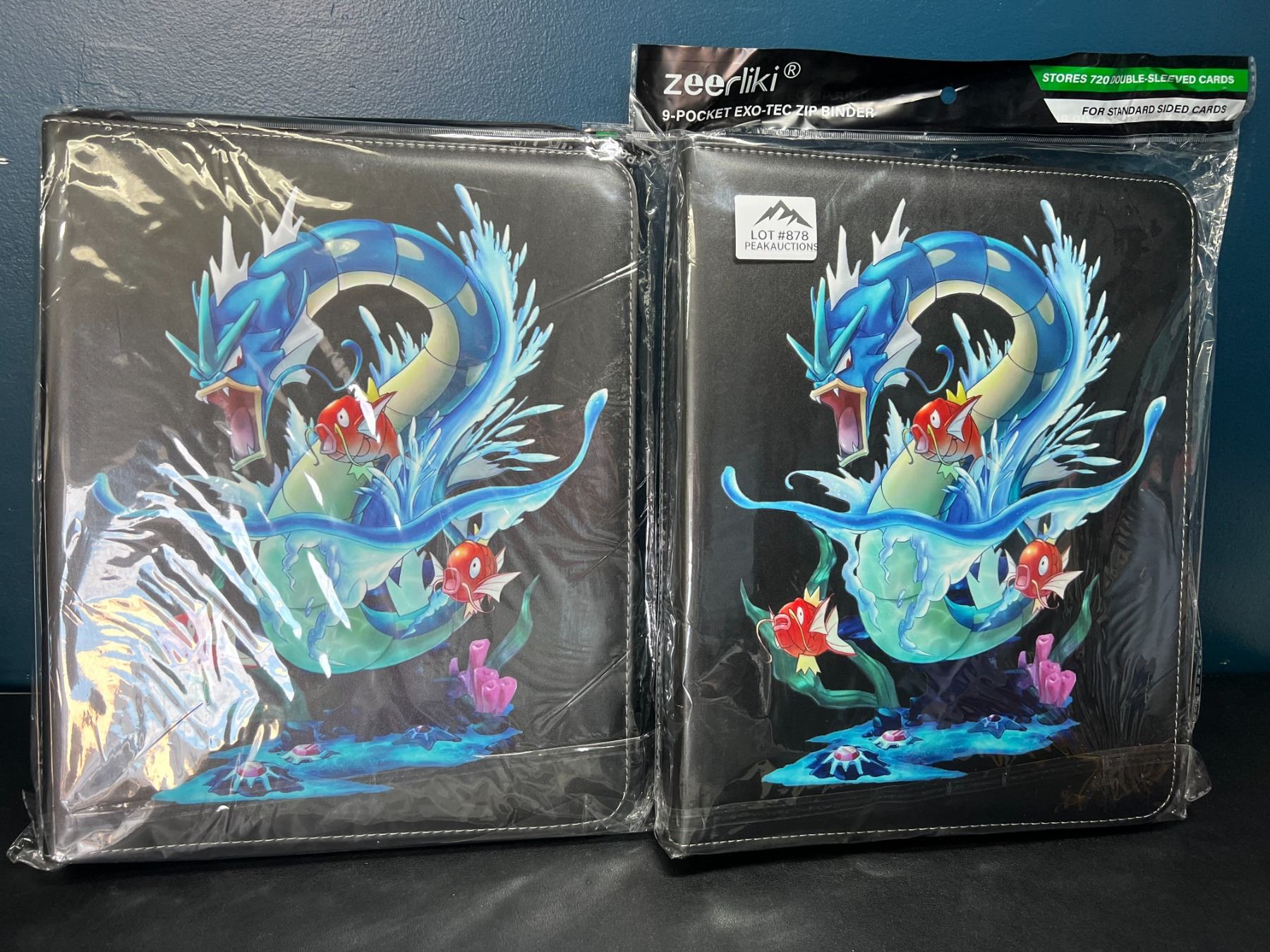 Lot of 2 Pokemon Premium Card Binders - Holds 720 Cards (Large Size ...