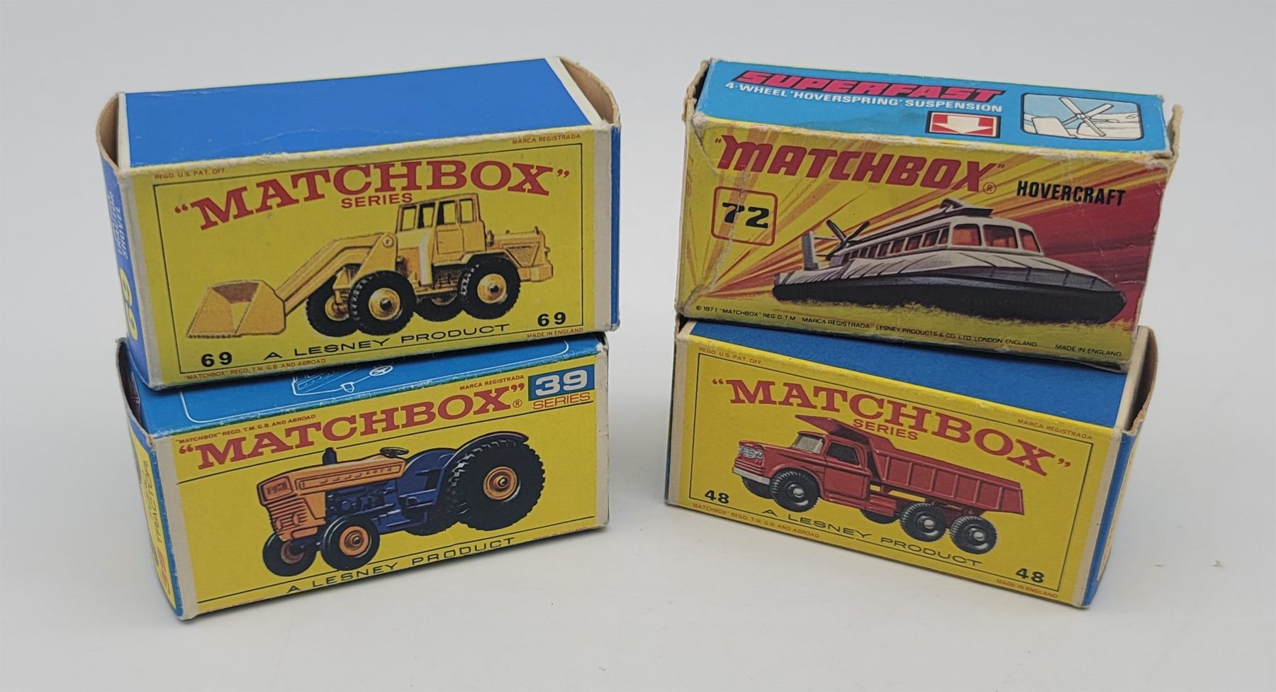 Matchbox 1/75 Series 4 Empty Boxes # 39, 48, 69 & 72 - ebidz.ca