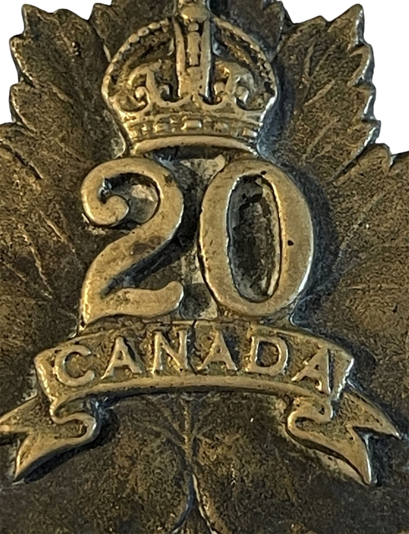 WW1 CEF 20th Battalion Cap Badge