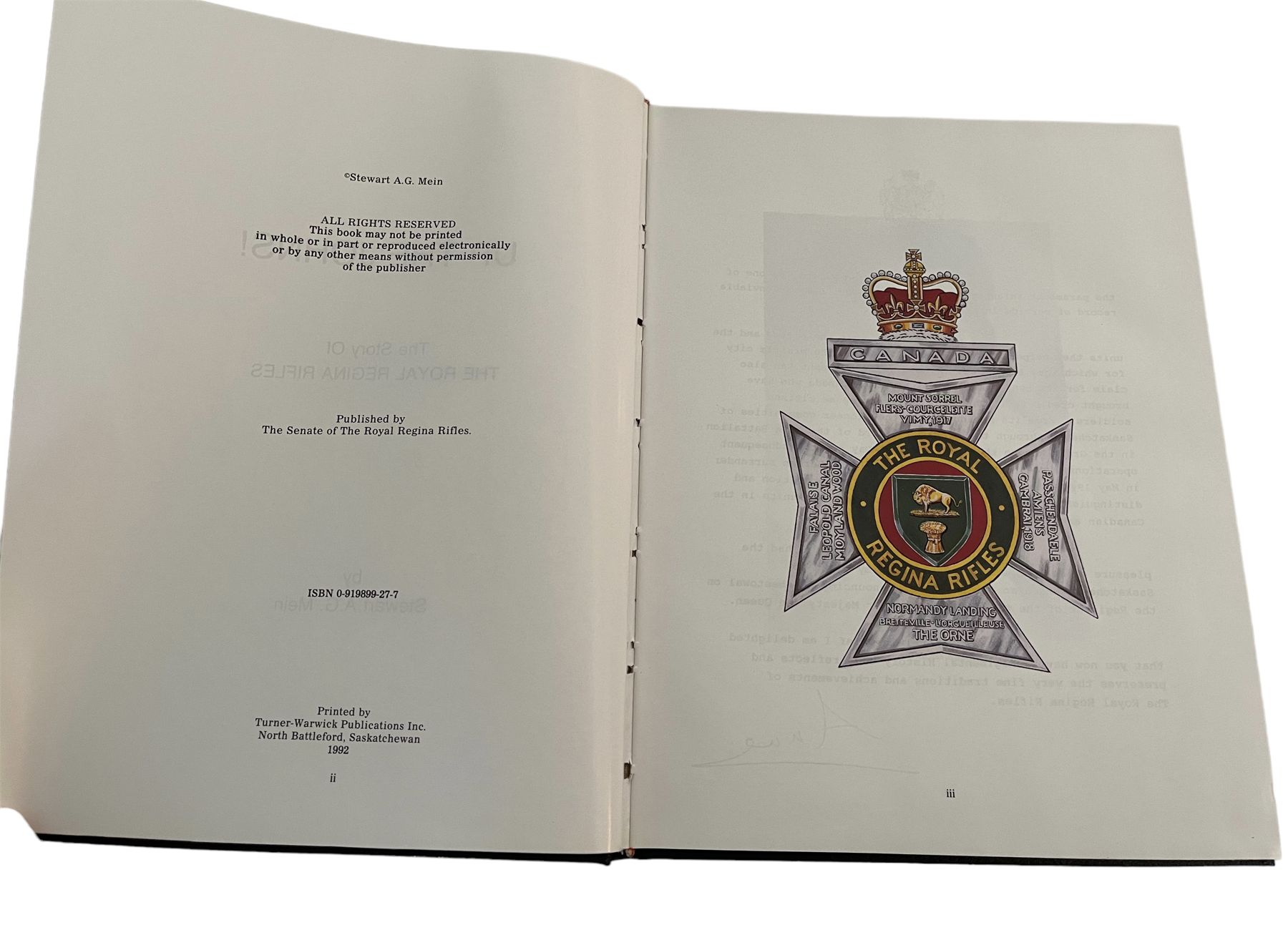 Up The Johns!, The Story of the Royal Regina Rifles Regimental History