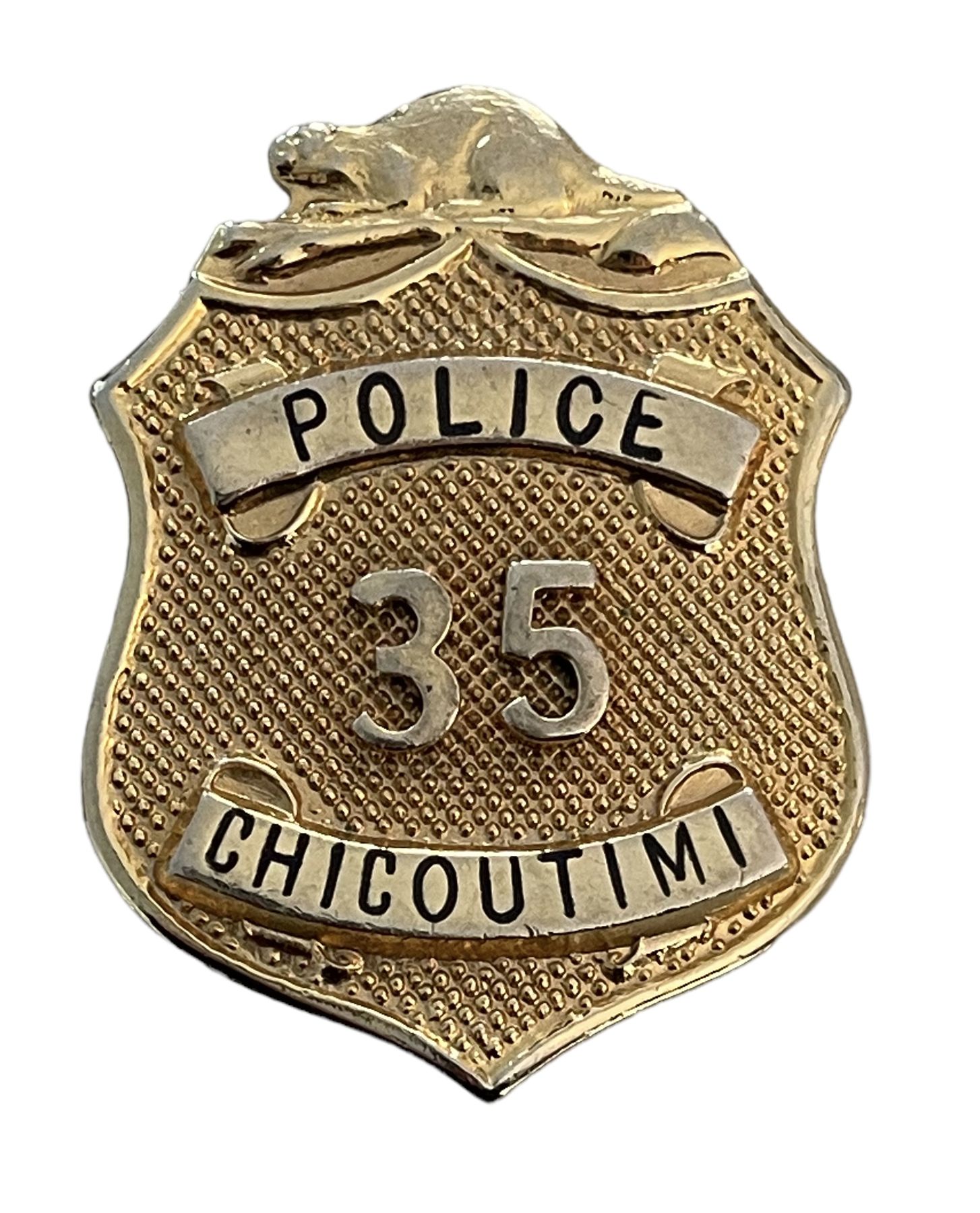 Quebec Chicoutimi Police Badge