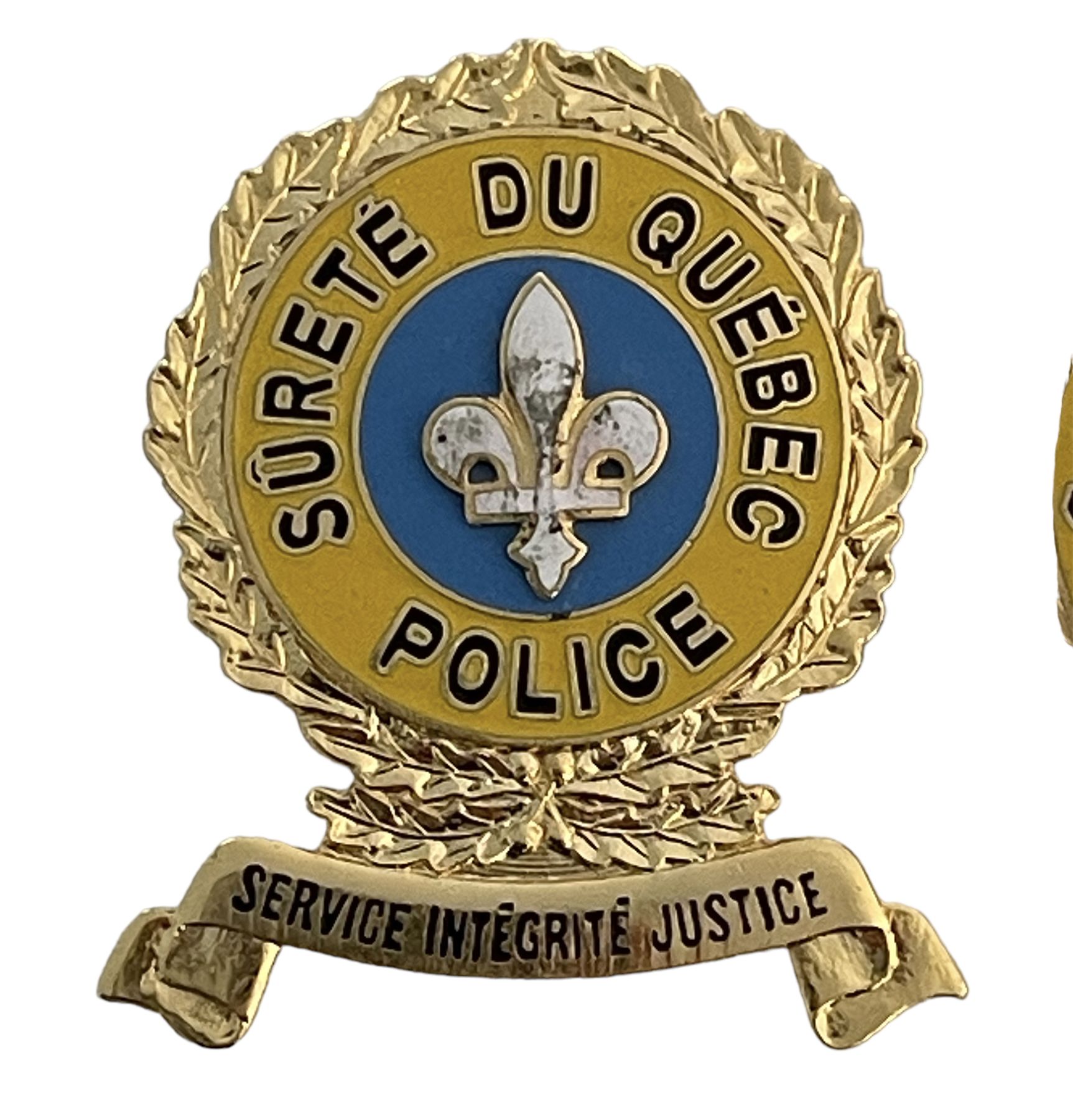 Surete du Quebec Cap Badges