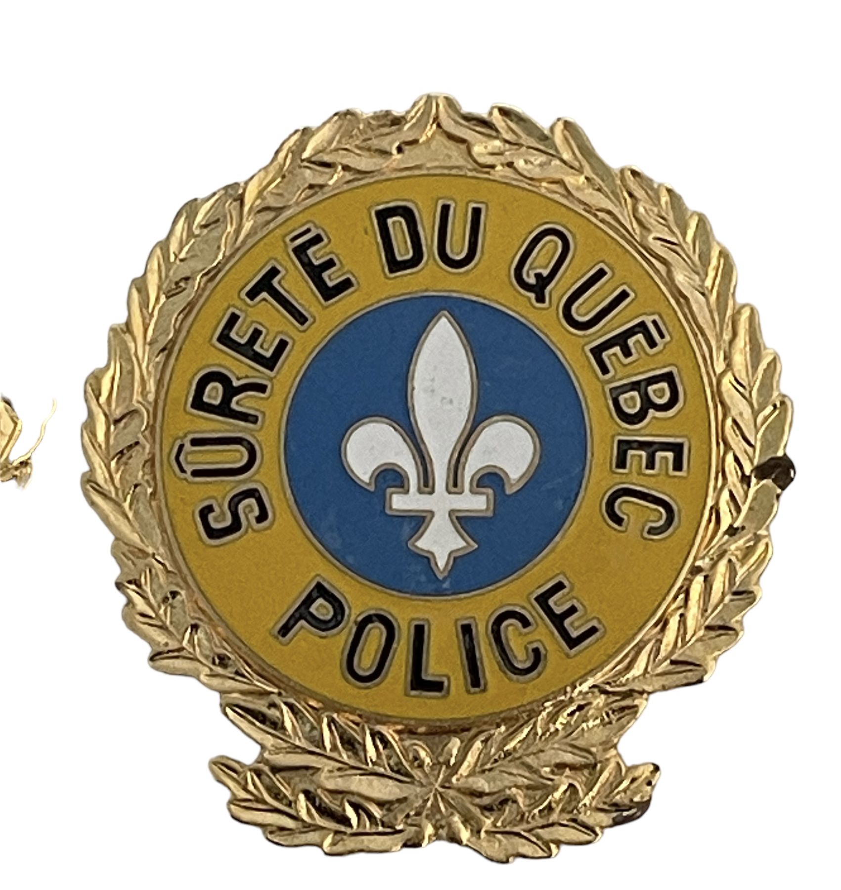 Surete du Quebec Cap Badges