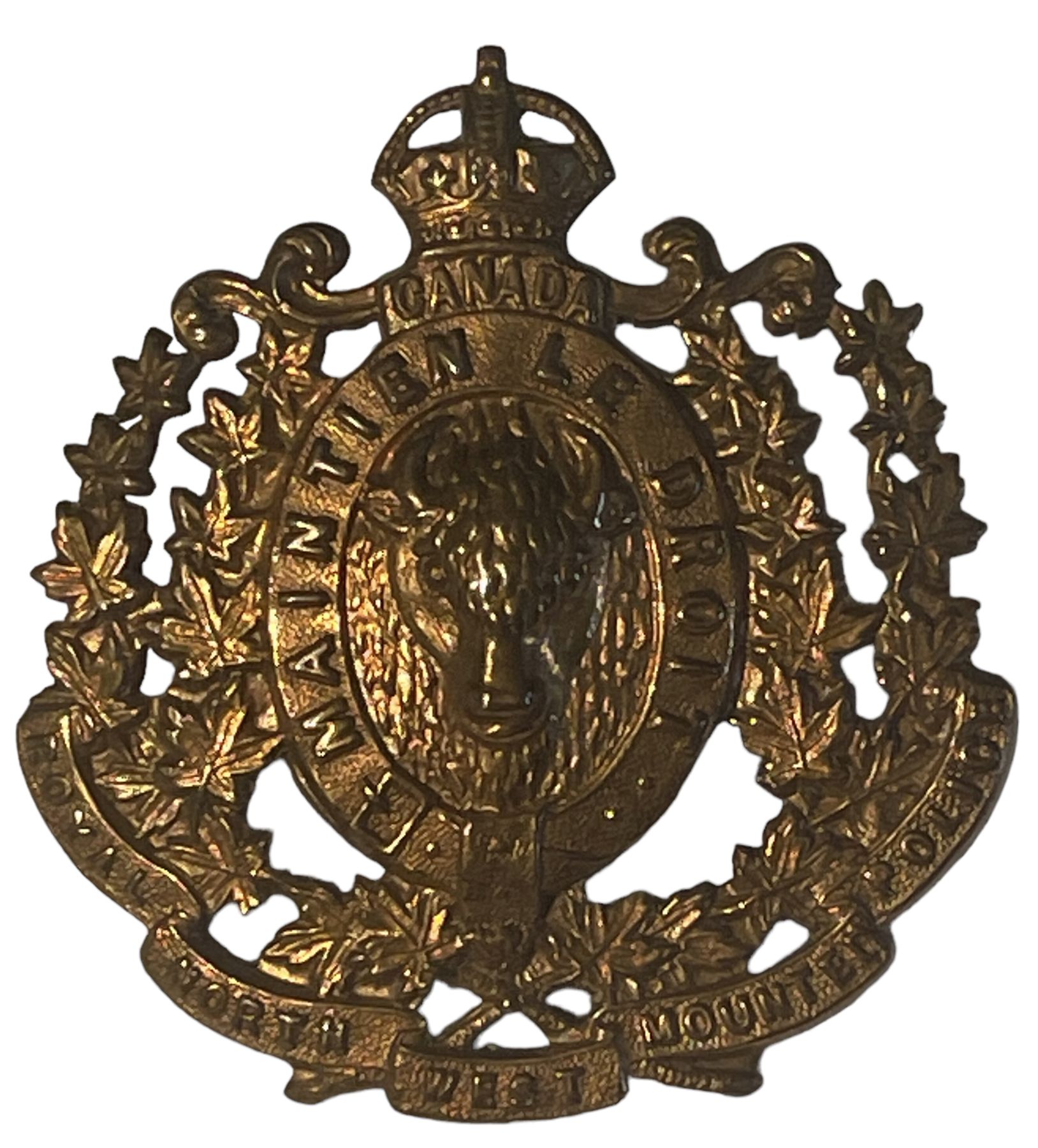 Royal North West Mounted Police Cap Badge