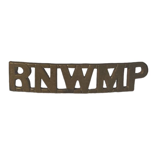 Royal North West Mounted Police Shoulder Title Badge