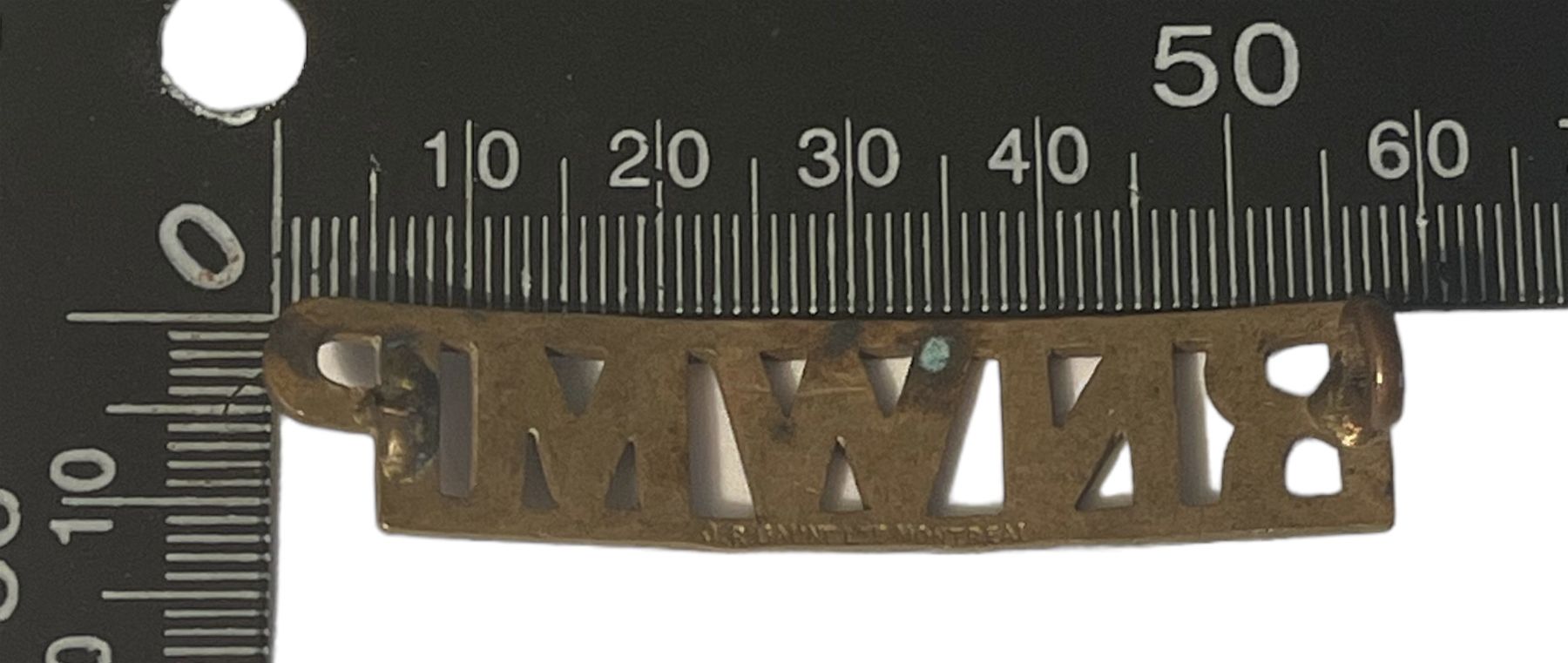 Royal North West Mounted Police Shoulder Title Badge