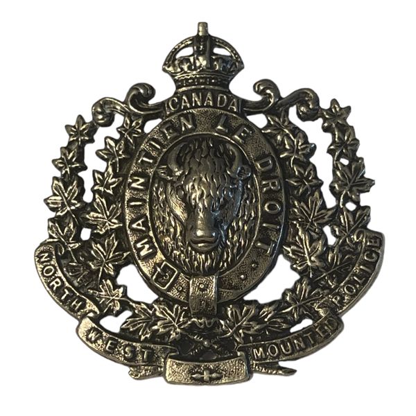 NWMP North West Mounted Police Cap Badge
