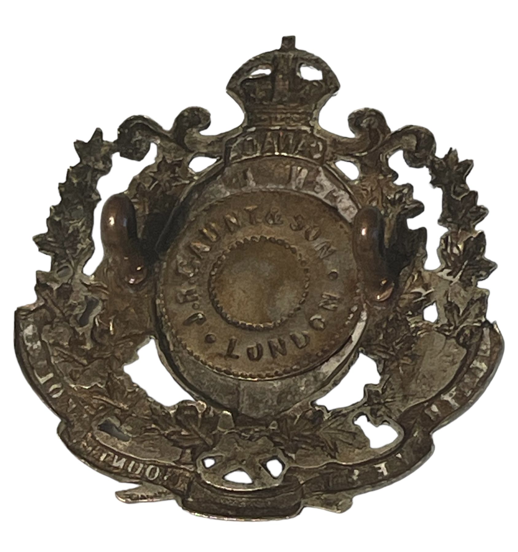 NWMP North West Mounted Police Cap Badge