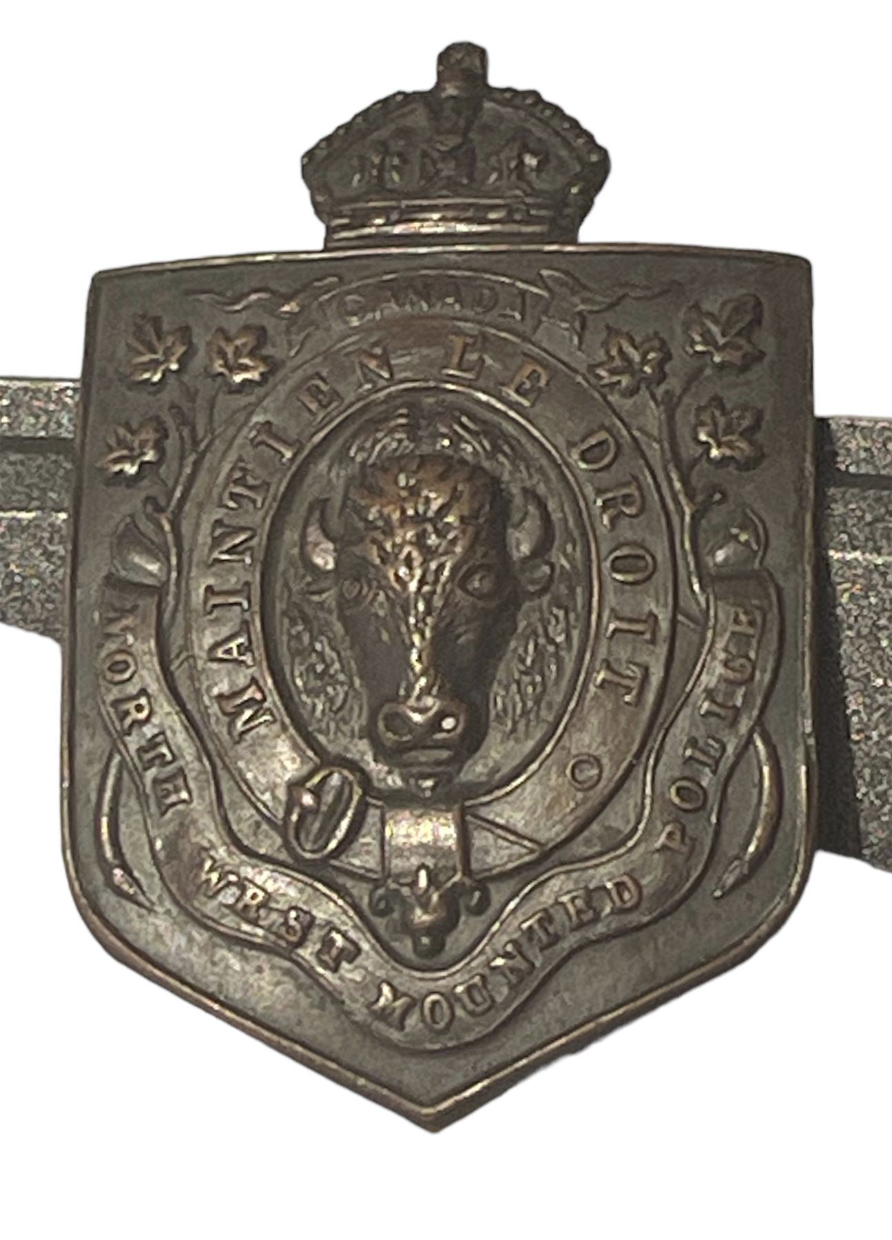 NWMP North West Mounted Police Collar Badge - Proto Type