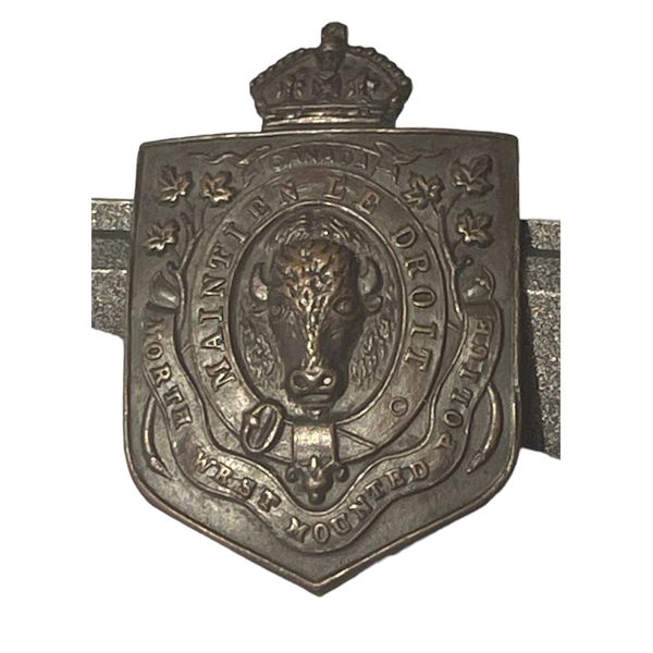 NWMP North West Mounted Police Collar Badge - Proto Type