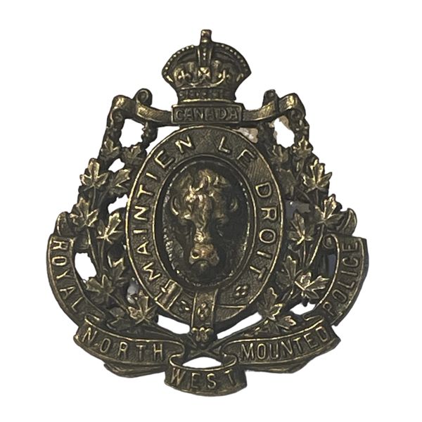 RNWMP Royal North West Mounted Police Collar Badge