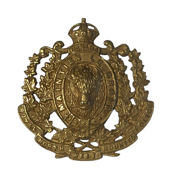 RNWMP Royal North West Mounted Police Cap Badge