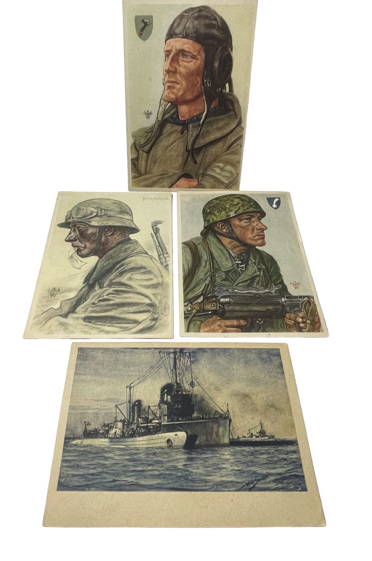 German Propaganda Postcard Lot