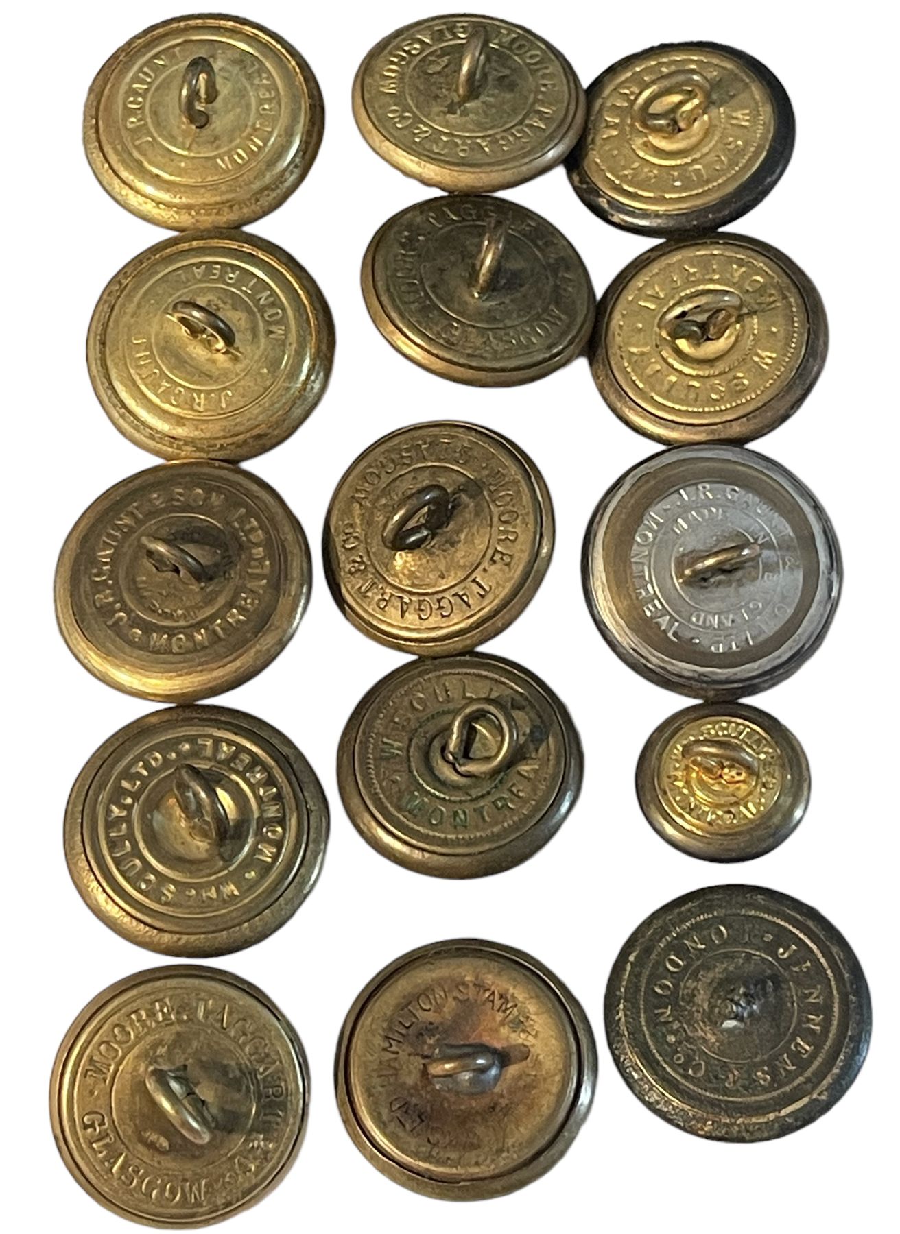 Lot of Canadian Military Uniform Buttons