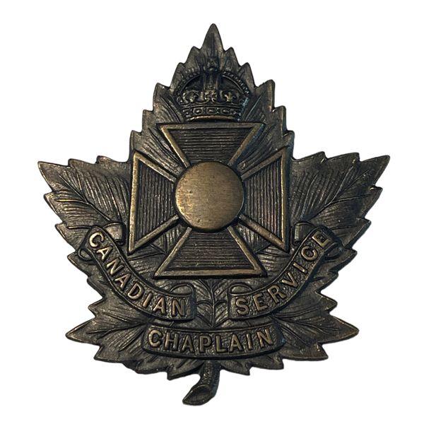 Canadian Chaplain Service Cap Badge Canadian Chaplain Service Cap Badge