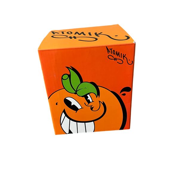 UVD TOYS 3D Retro X Atomik Atomiko yellow RARE VINYL FIGURE