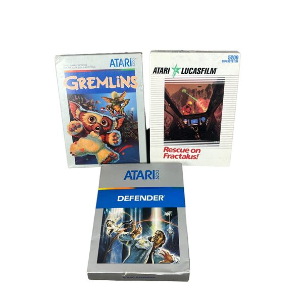 ATARI vintage video game collection lot gremlins Lucasfilm