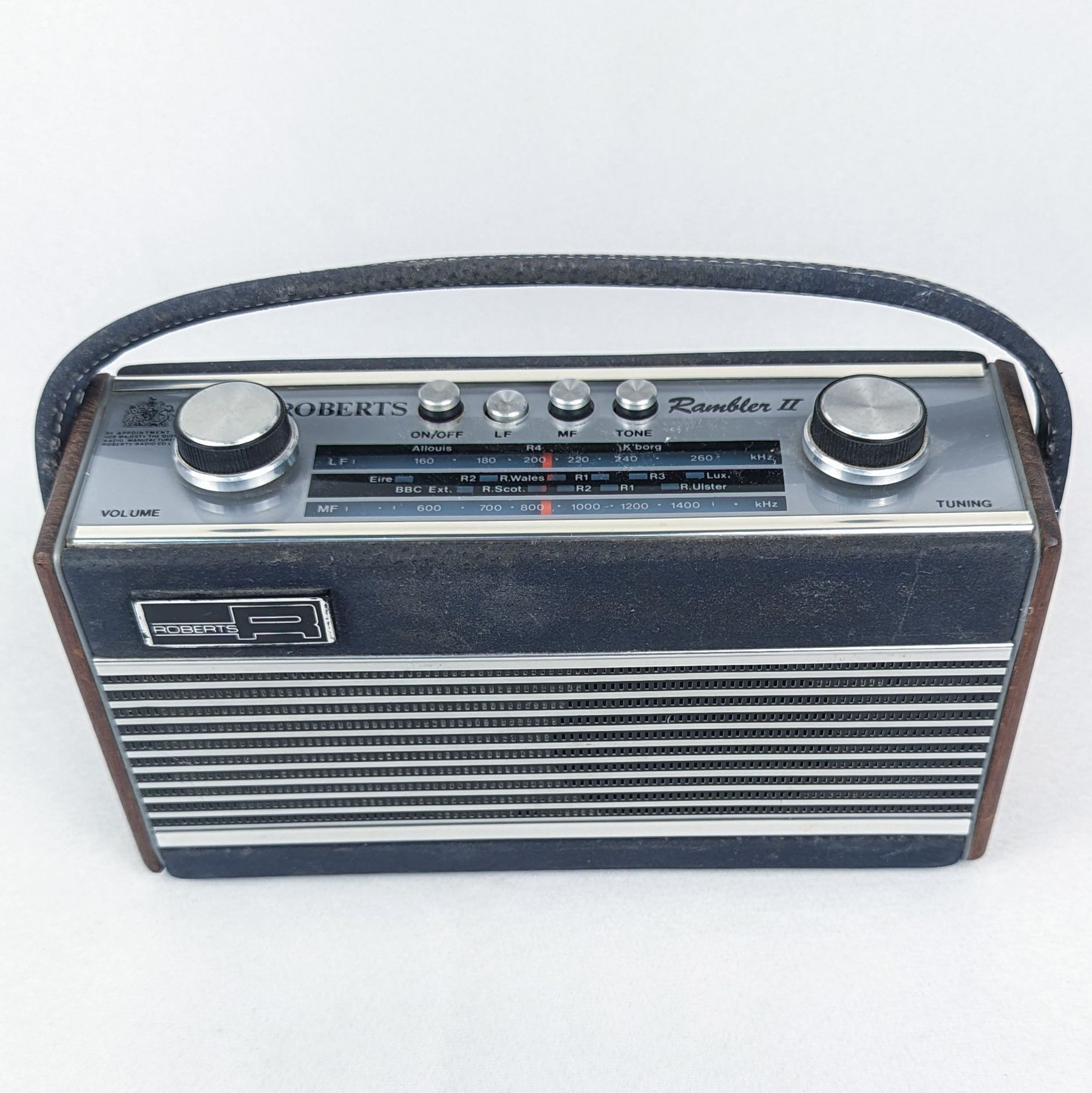 Vintage Roberts Rambler 2 Transistor Radio