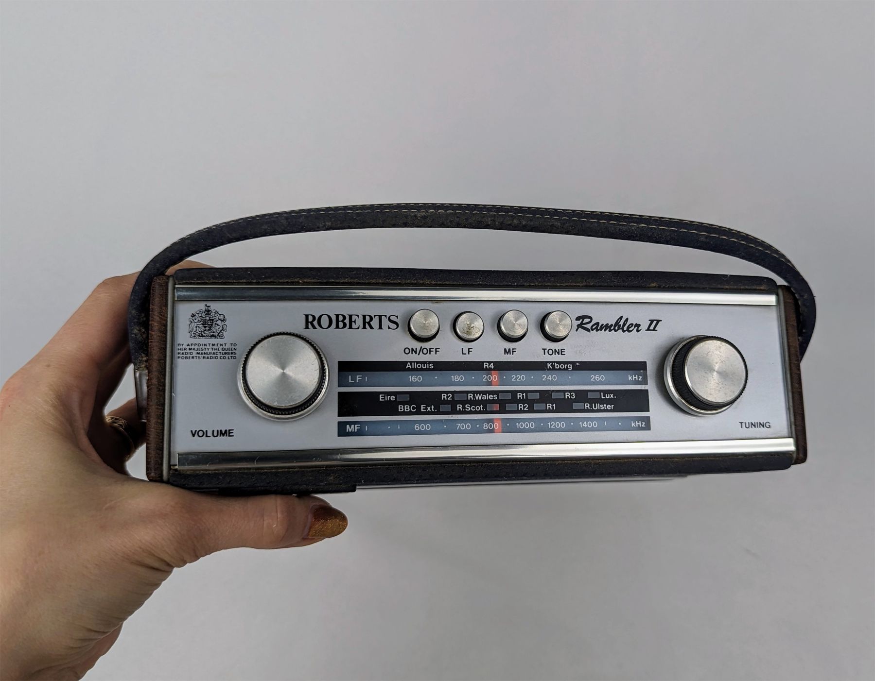 Vintage Roberts Rambler 2 Transistor Radio