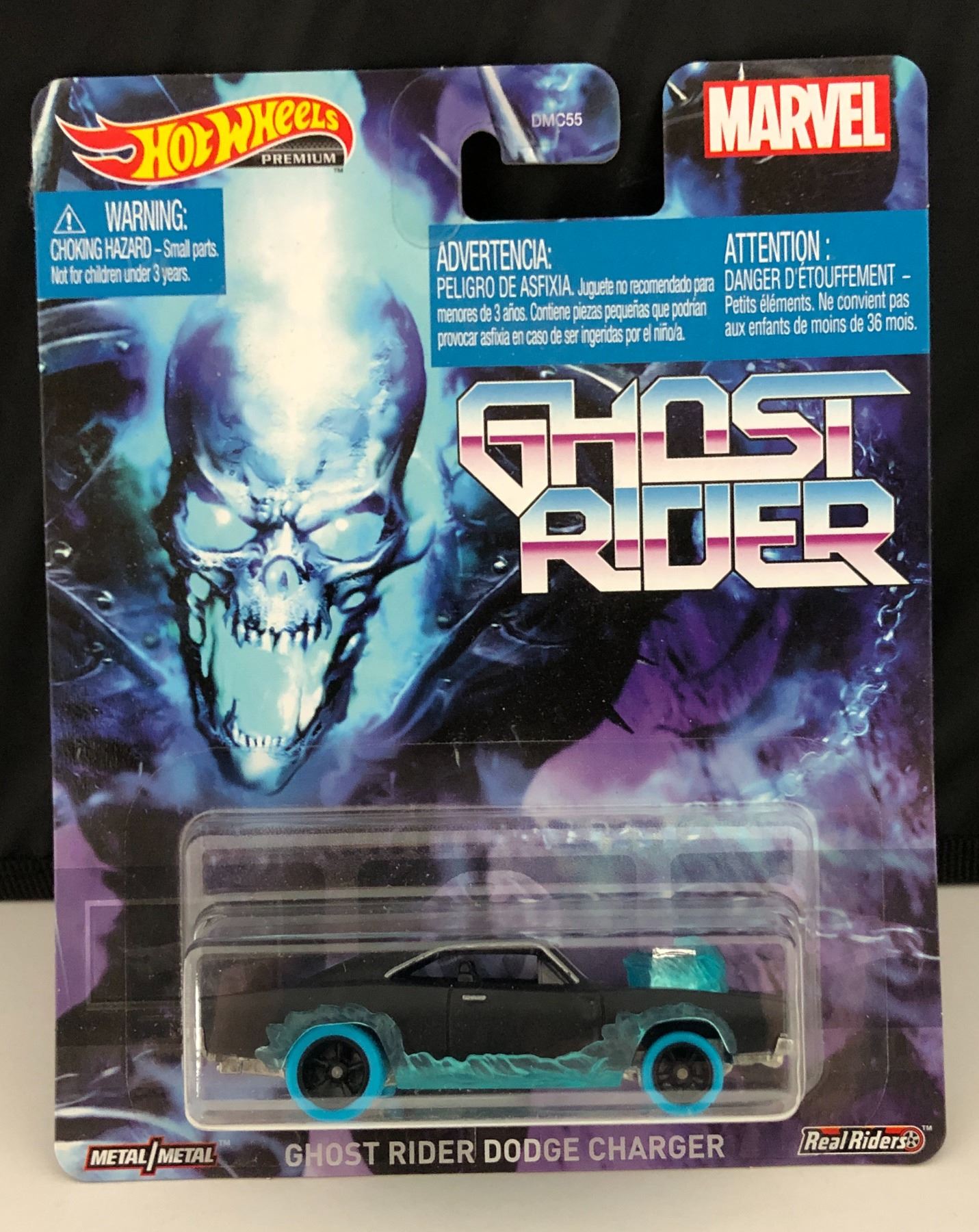 Marvel Hot Wheels Ghost Rider Dodge Charger 1:64 Scale Die-Cast