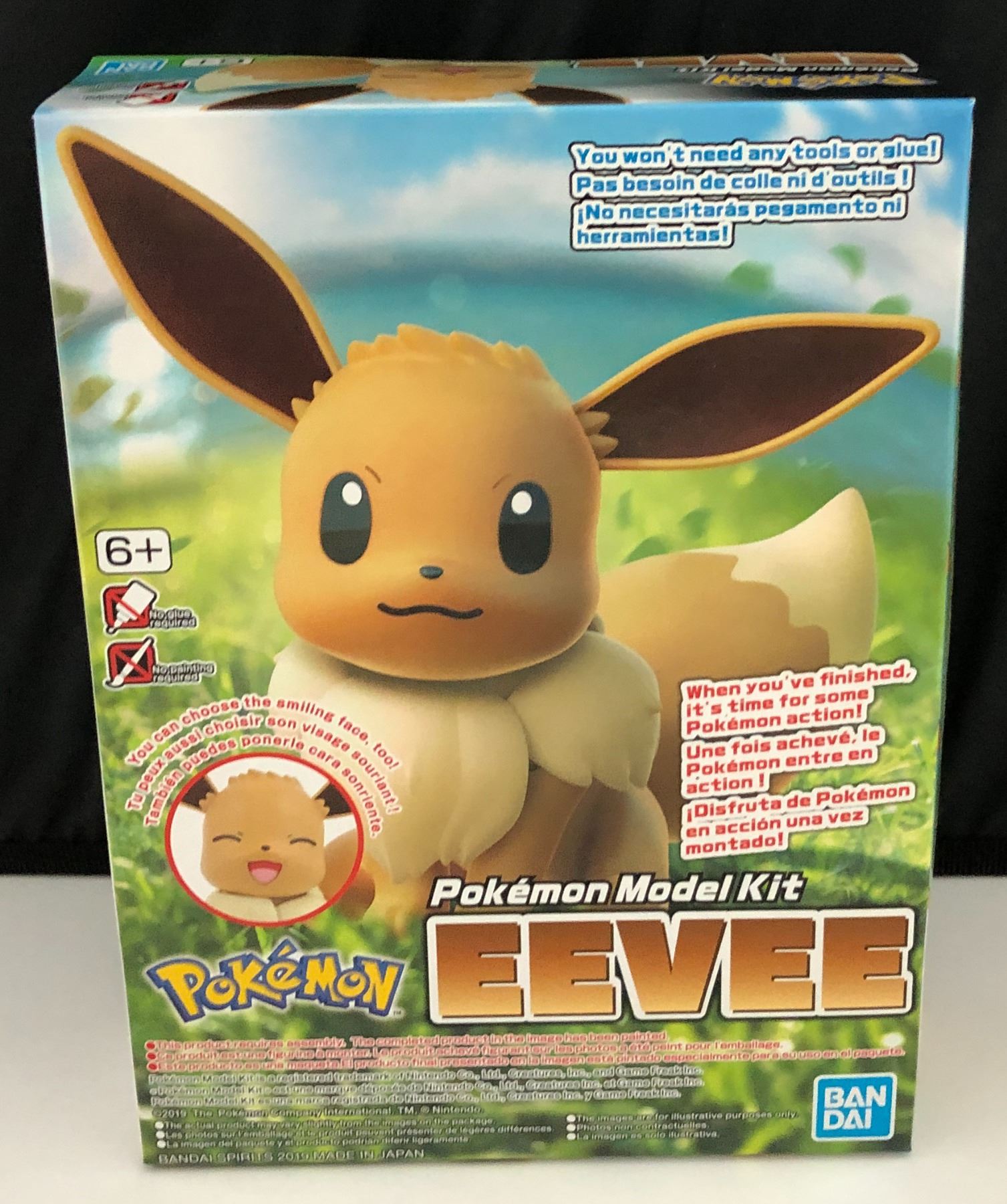Bandai 2019 Eevee Pokemon Plastic Model Kit New Sealed