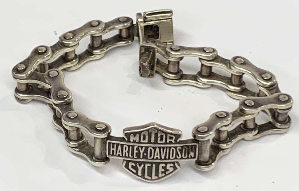 Harley Davidson Motor Cycles Sterling Silver Bracelet