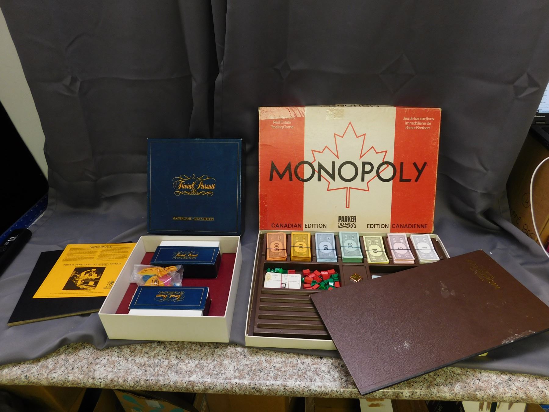 Vintage Canadian Edition Monopoly Parker Brothers 1982 and Vintage ...