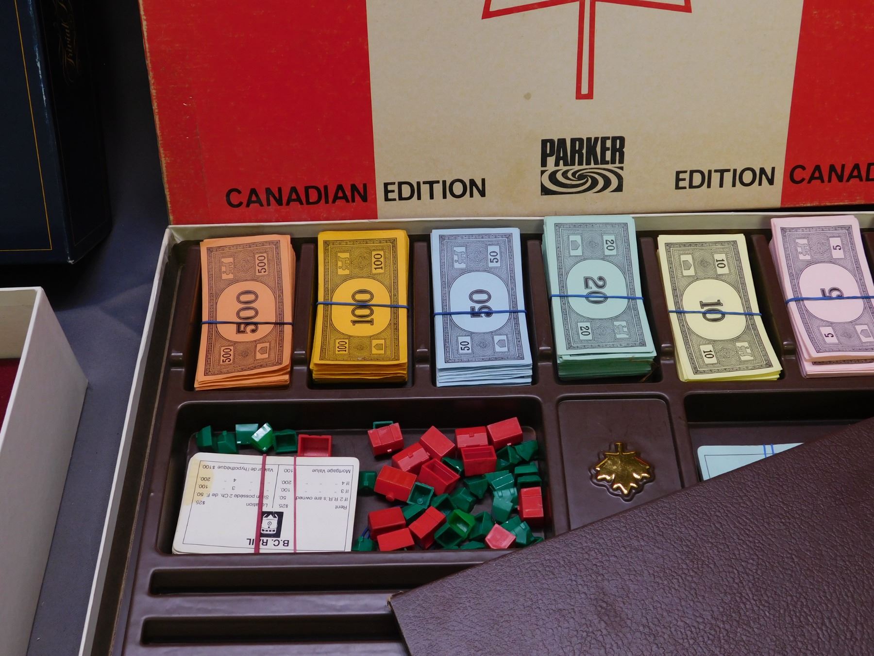 Vintage Canadian Edition Monopoly Parker Brothers 1982 and Vintage ...