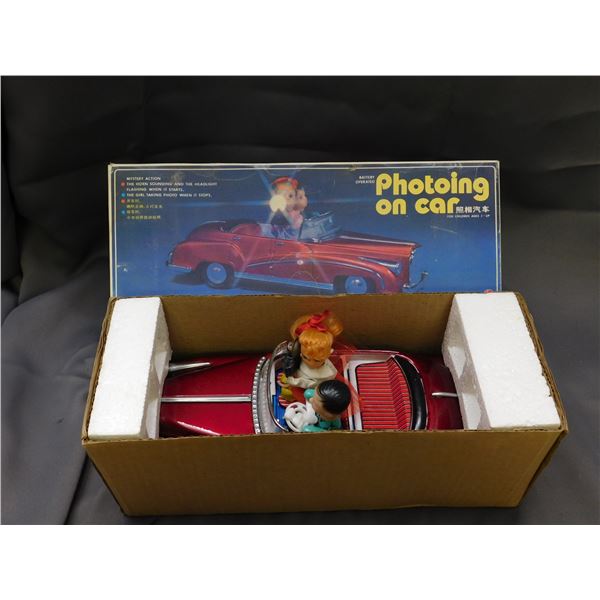 Photoing On Car Vintage Toy China Boxed