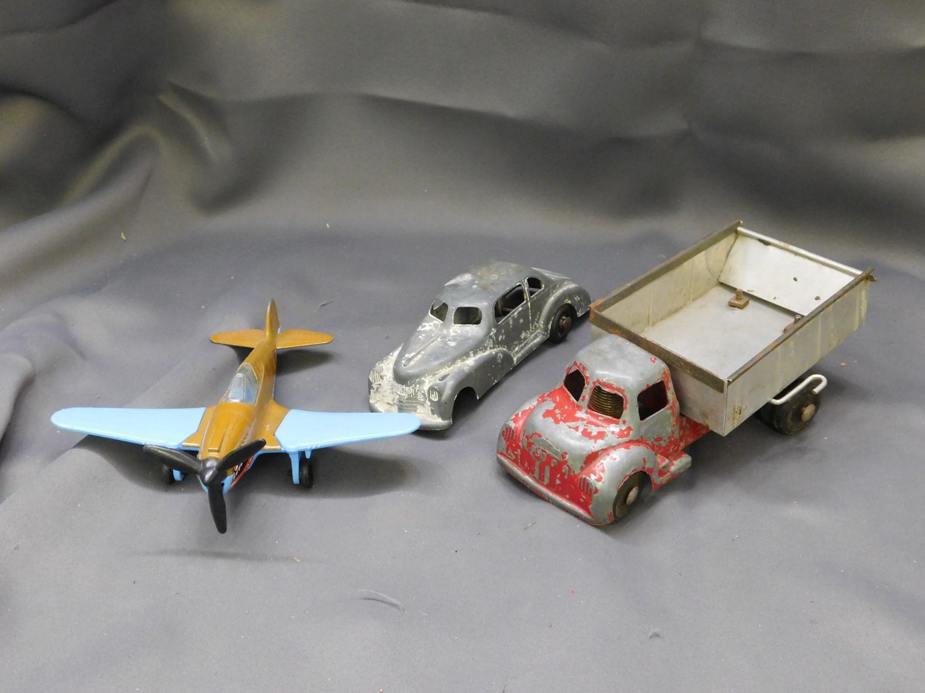 Lot of Vintage Toys Clockwork Truck, London Toy Clockwork Car *parts ...