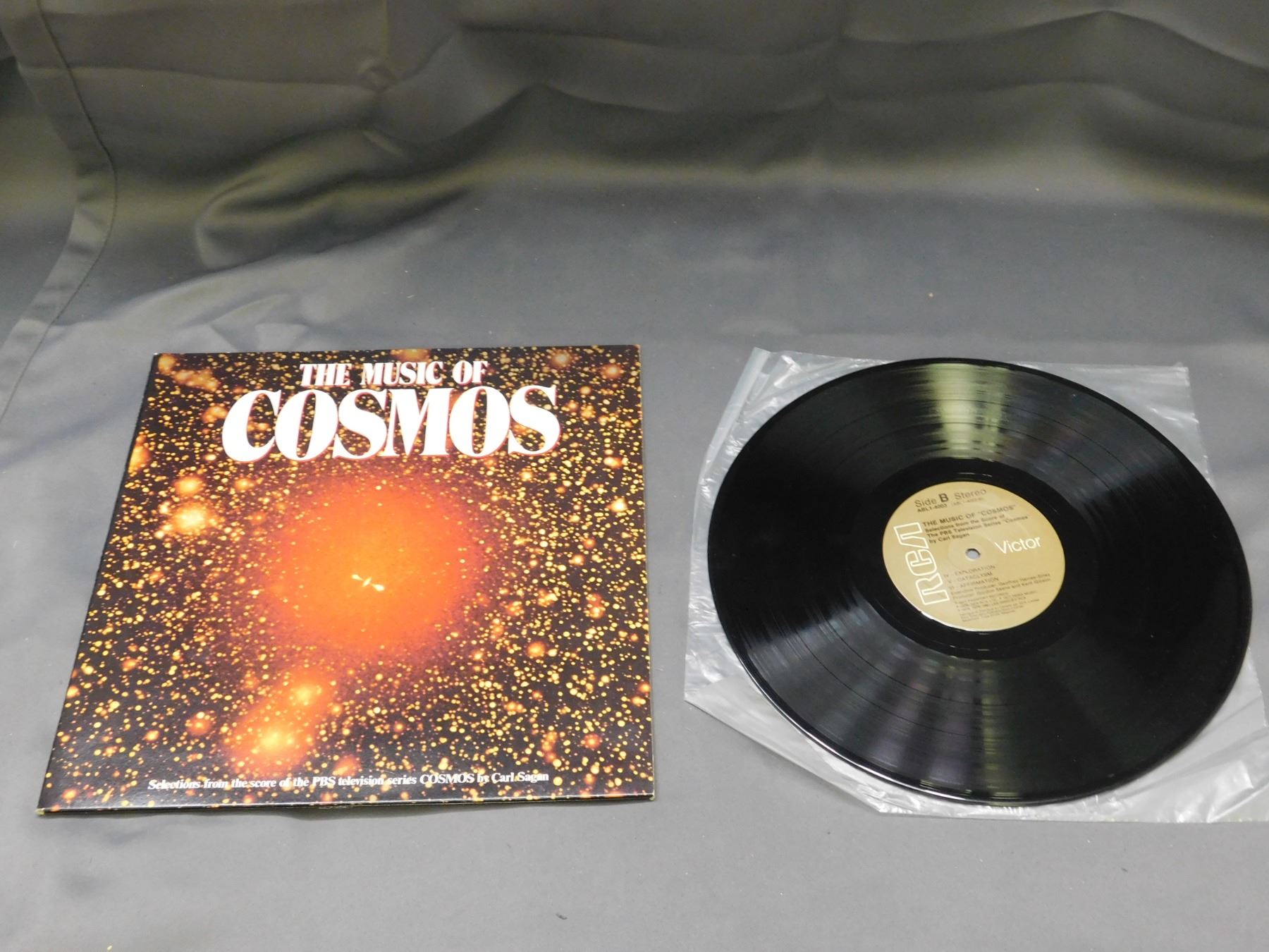 The Music of Cosmos, Rare Carl Sagan Vinyl LP from PBS series. Cover ...