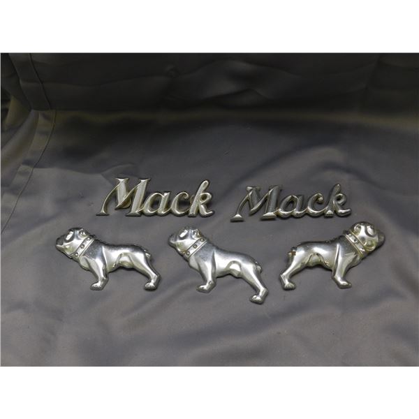 Lot of 5 Mack Truck Emblems