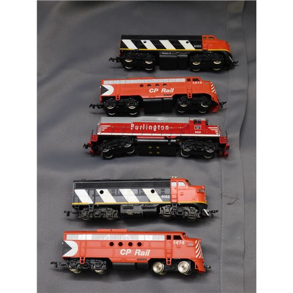 Lot of 5 (1 dummy) HO Scale Train 3 Bachmann Engines Locomotive and 2 ...